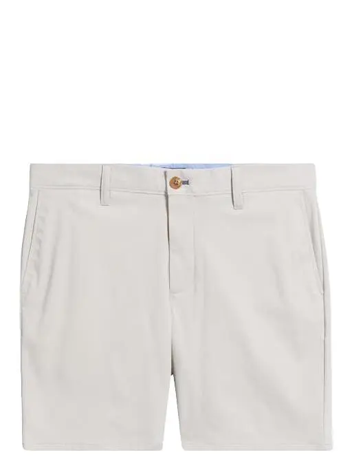 Johnnie-o Stretch Cotton Blend Chino Shorts - Seal