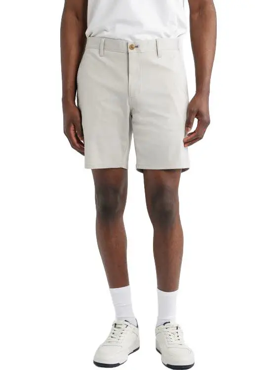 Johnnie-o Stretch Cotton Blend Chino Shorts - Seal