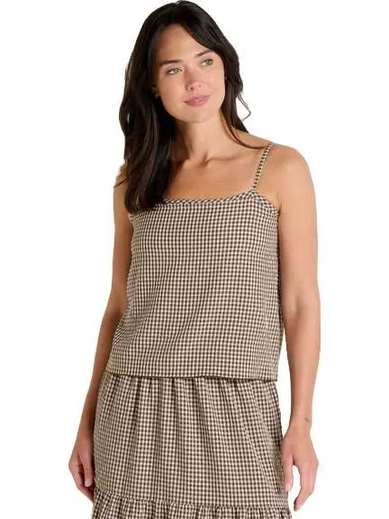 TOAD & CO Sunkissed Strappy Tank - Almond Pattern Texture
