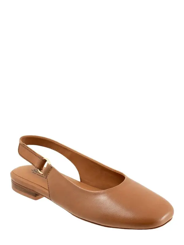 Softwalk Katy Slingback Flat - Tan