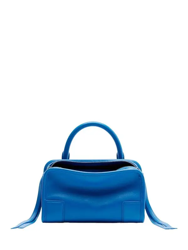 Loewe Amazona 180 Mini Leather Top-handle Bag - Blue