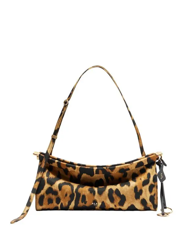 Alaïa Le Click East West Medium Printed Shoulder Bag - Brown