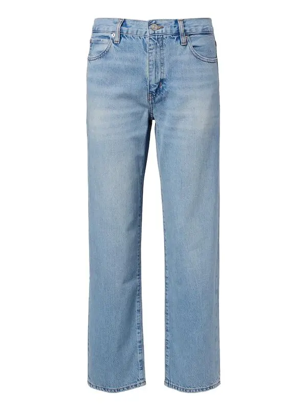 FRAME The Off Duty Hang Straight Jeans - Blue