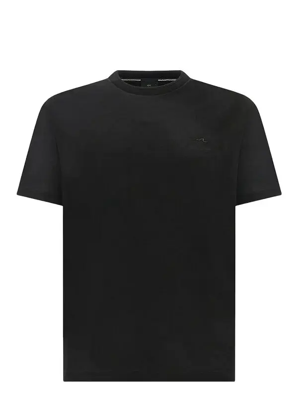 Paul & Shark Piqué Cotton T-shirt - Black