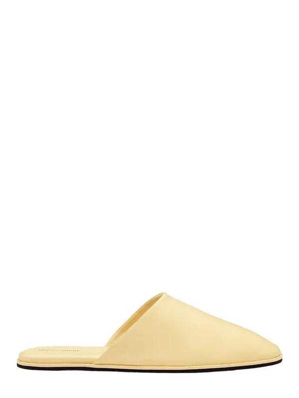 REFORMATION Zealand Flat Mule - Yellow