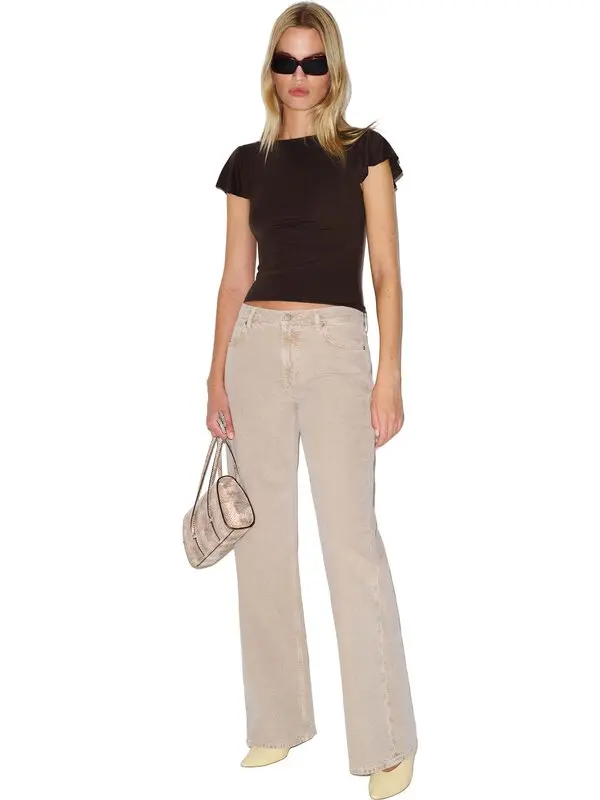 REFORMATION Jensen Knit Top - Brown
