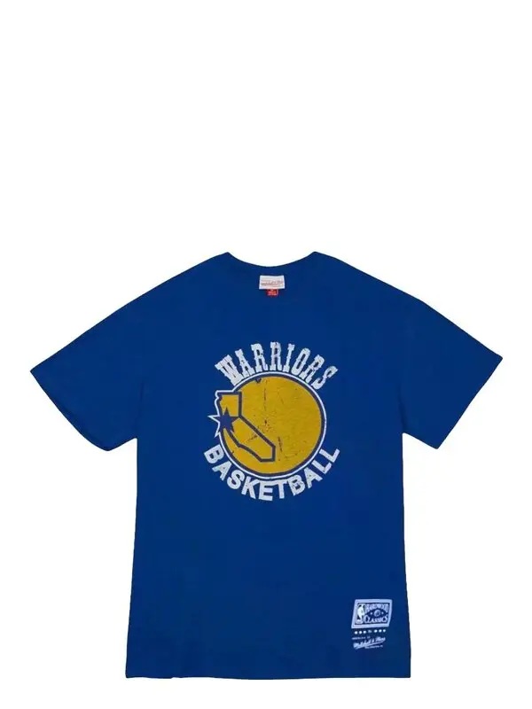 Mitchell & Ness Nba Golden State Heritage T-shirt - Blue