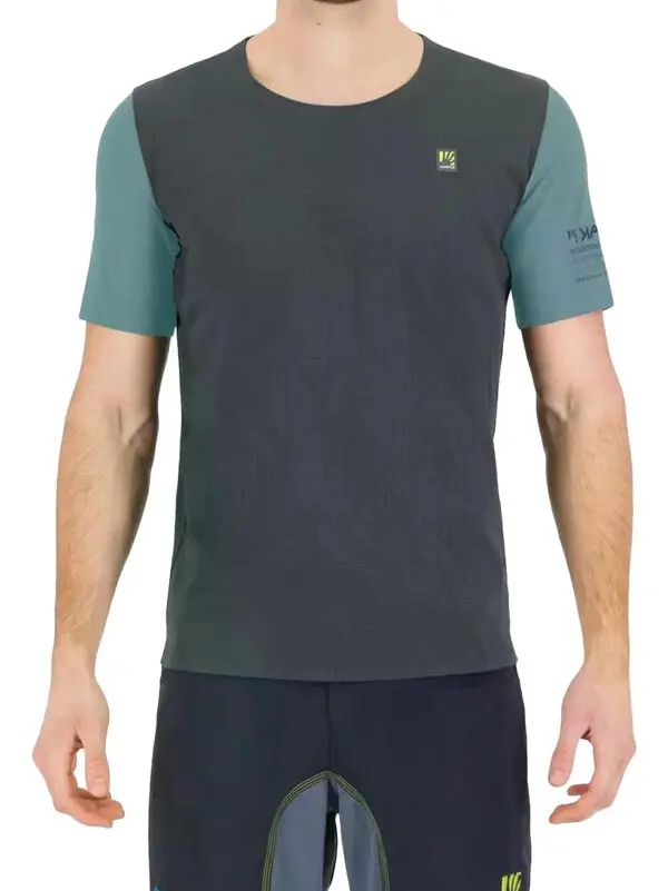 KARPOS Ledro Colourblock Crew Neck T-shirt - Grey