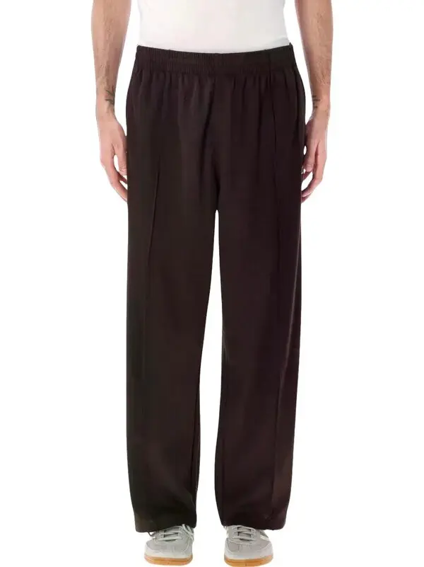 Adidas Elasticated Track Pants - Brown