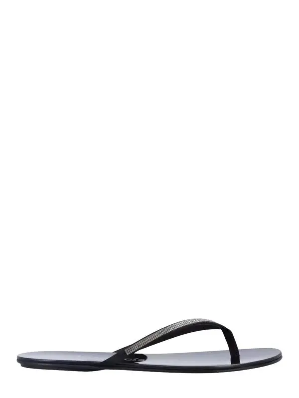 PEDRO GARCIA Rhinestone-embellished Sandals - Black