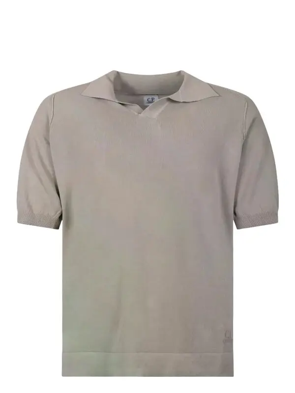 C.P. COMPANY Short-sleeve Polo Shirt - Neutrals