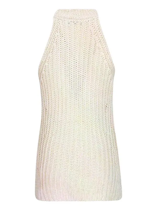 ELY ELY Ely Danielle Halterneck Tank Top - Neutrals