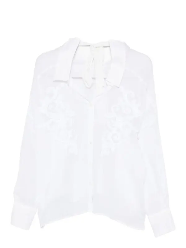 Ermanno Scervino Embroidered Shirt - White