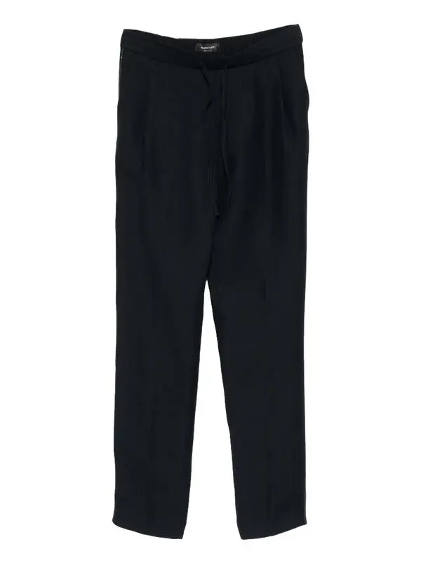 Fabiana Filippi Linen Blend Trousers - Blue