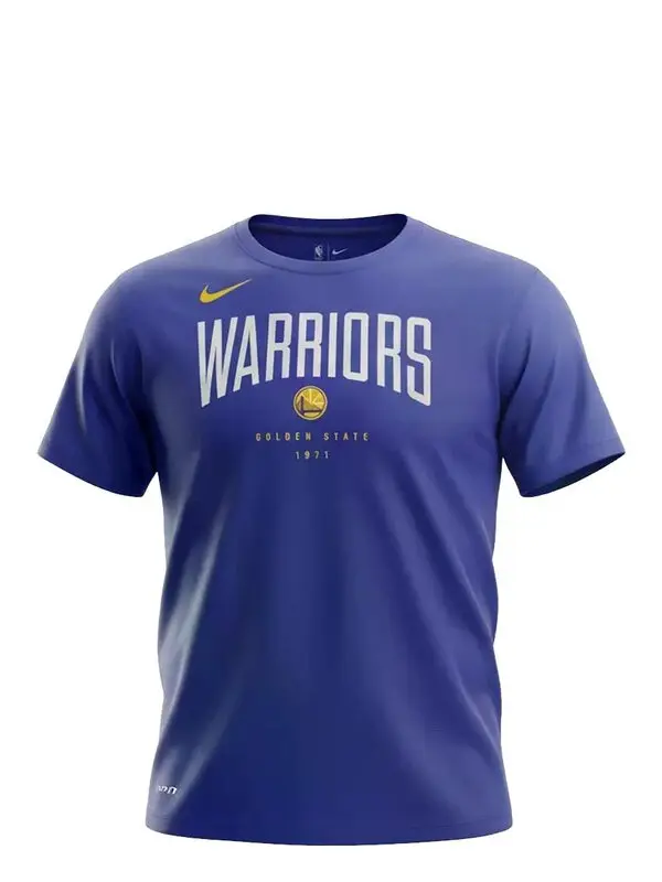 Nike Nba Golden State Warriors Essential Logo T-shirt - Blue