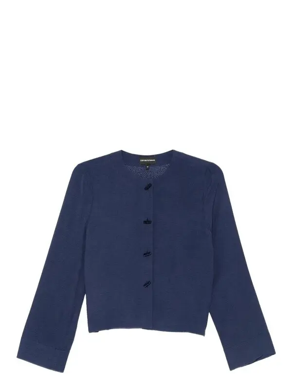 Emporio Armani Crewneck Blouse - Blue