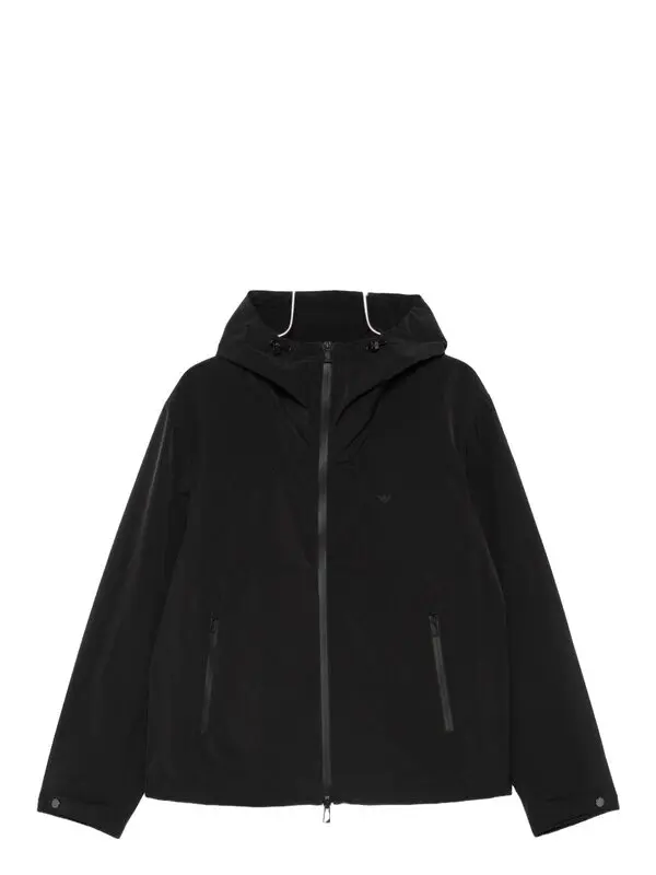 Emporio Armani Hooded Blouson Jacket - Black