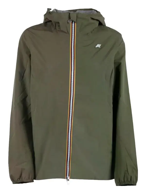 K-WAY Hooded Zip Jacket - Green