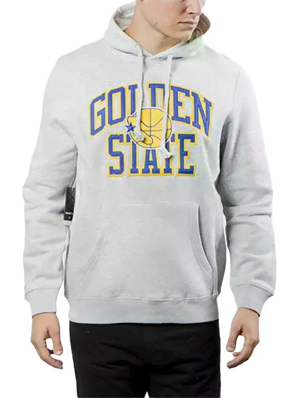 Mitchell & Ness Nba Golden State Warriors Hoodie - Grey