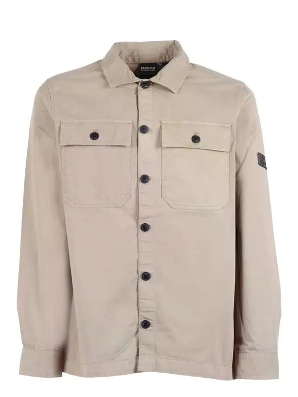Barbour Buttoned Flap-pocket Overshirt - Neutrals