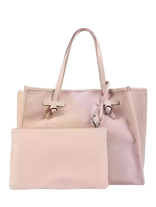 GIANNI CHIARINI Knot-detail Leather Shoulder Bag - Pink