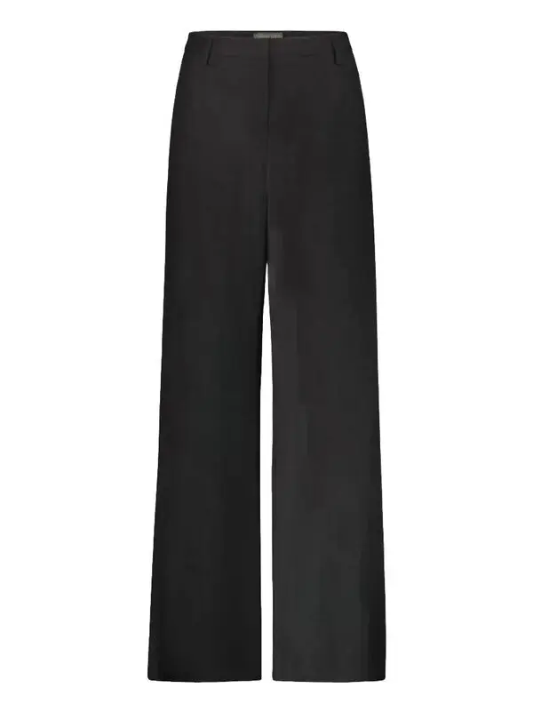 DRHOPE Tailored Straight-leg Trousers - Black