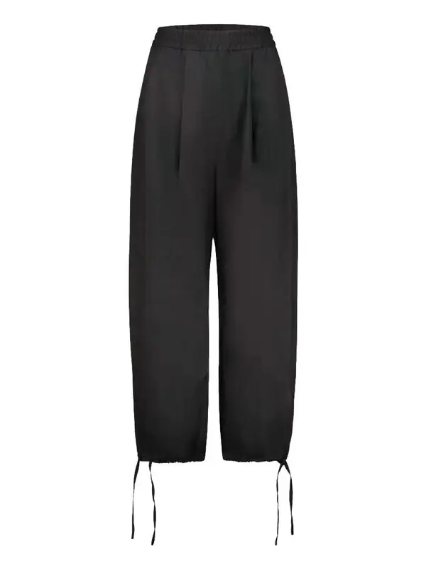 DRHOPE Drawstring-detail Trousers - Black
