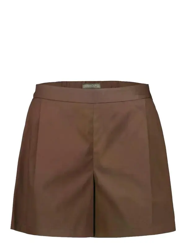 DRHOPE Pleated Shorts - Brown