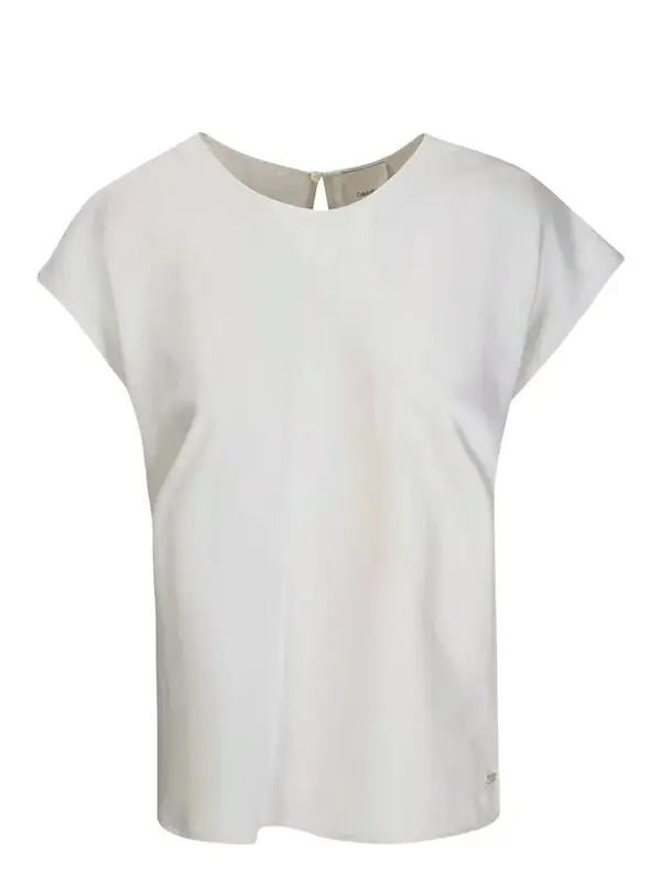 Calvin Klein Crew-neck Blouse - White