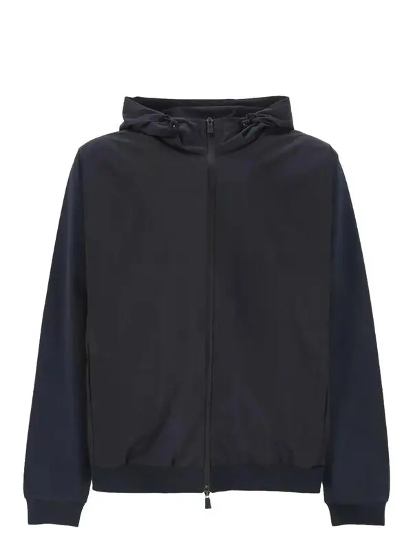 Herno Hooded Zip-up Jacket - Blue