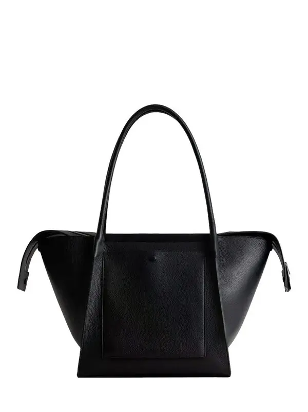YU MEI Zip-fastening Tote Bag - Black