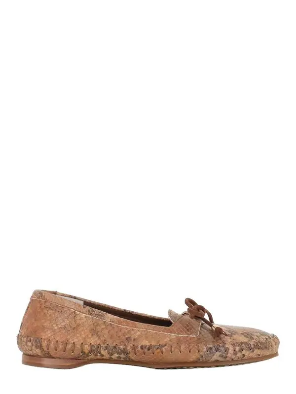 ALEXANDER HOTTO Bow Loafers - Brown