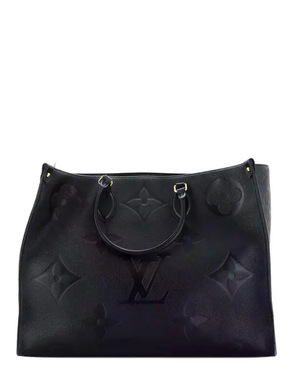 LOUIS VUITTON Onthego Monogram Empreinte Giant Gm Tote Bag - Black
