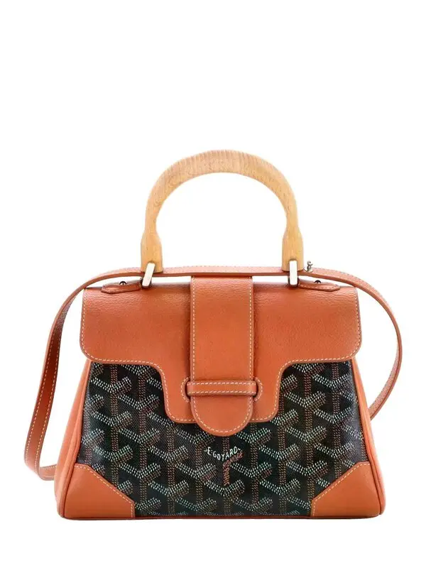 Goyard Saigon Mini Top Handle Bag - Brown