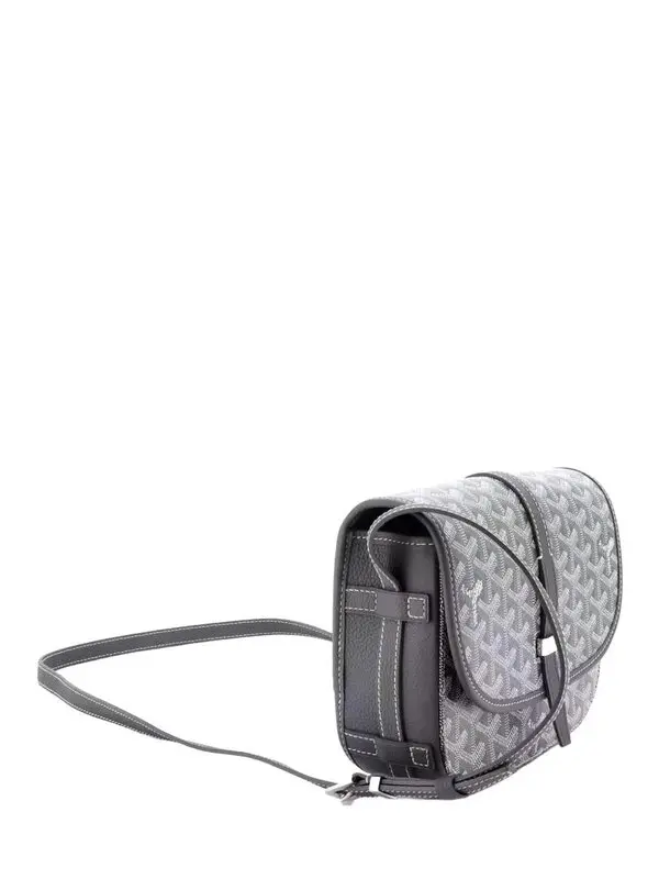 Goyard Belvedere Ii Pm Crossbody Bag Coated Canvas - Grey