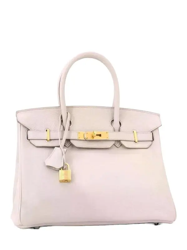 Hermès Birkin Handbag In Togo Leather With Gold Hardware - Neutrals