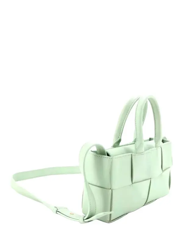 Bottega Veneta Arco Maxi Intrecciato Mini Tote Bag - Green