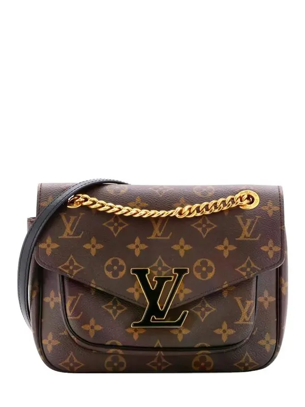 LOUIS VUITTON Passy Handbag Monogram Canvas Crossbody Bag - Brown
