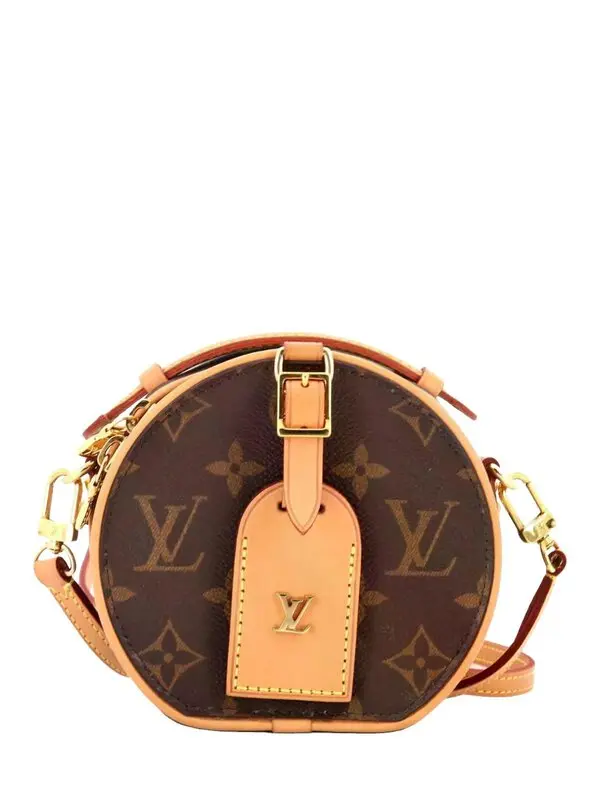 LOUIS VUITTON Mini Boite Chapeau Crossbody Bag Monogram Canvas - Brown