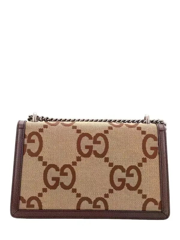 Gucci Dionysus Jumbo Gg Canvas Small Shoulder Bag - Brown