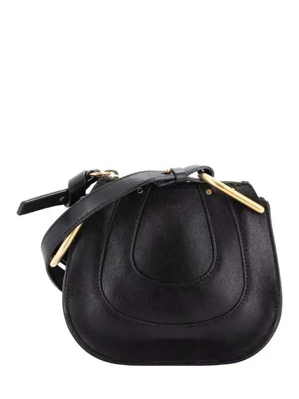 Chloé Hayley Hobo Nano Shoulder Bag - Black