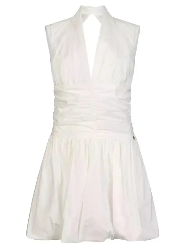 Liu Jo V-neck Mini Dress - White