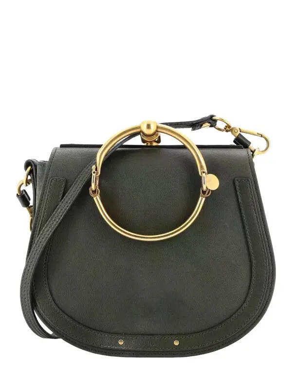 Chloé Nile Leather Medium Crossbody Bag - Green