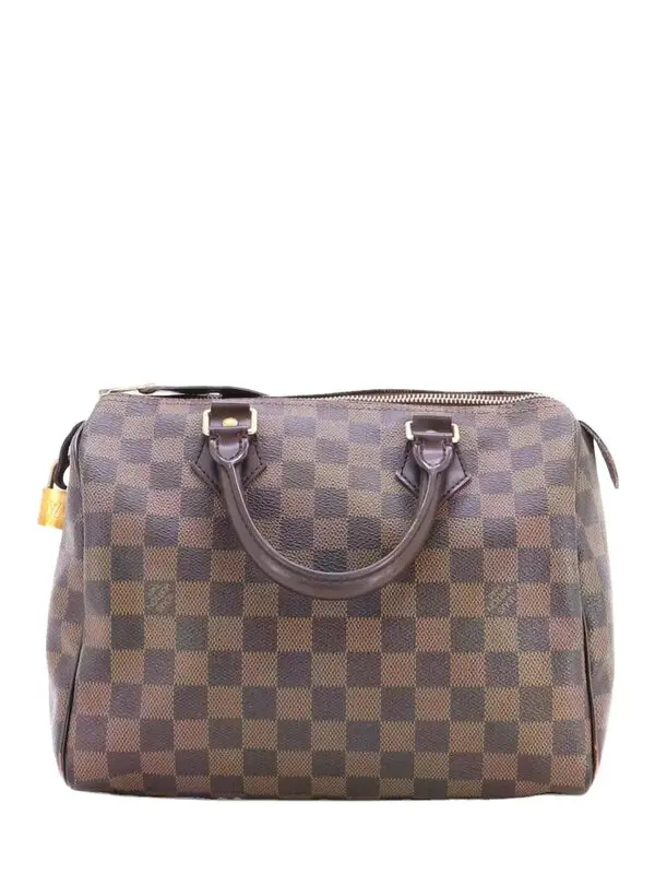 LOUIS VUITTON Damier 25 Satchel - Brown