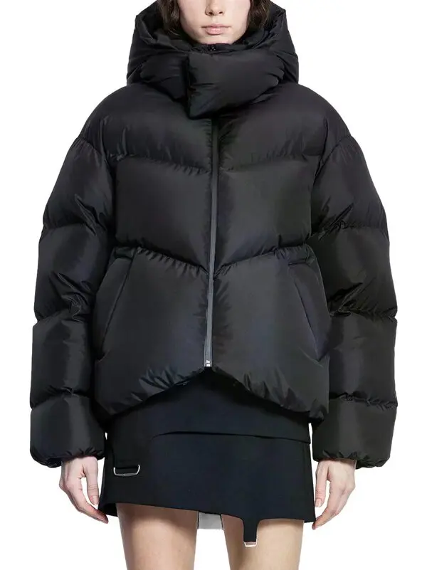 SSHEENA Padded Quilted Jacket - Black