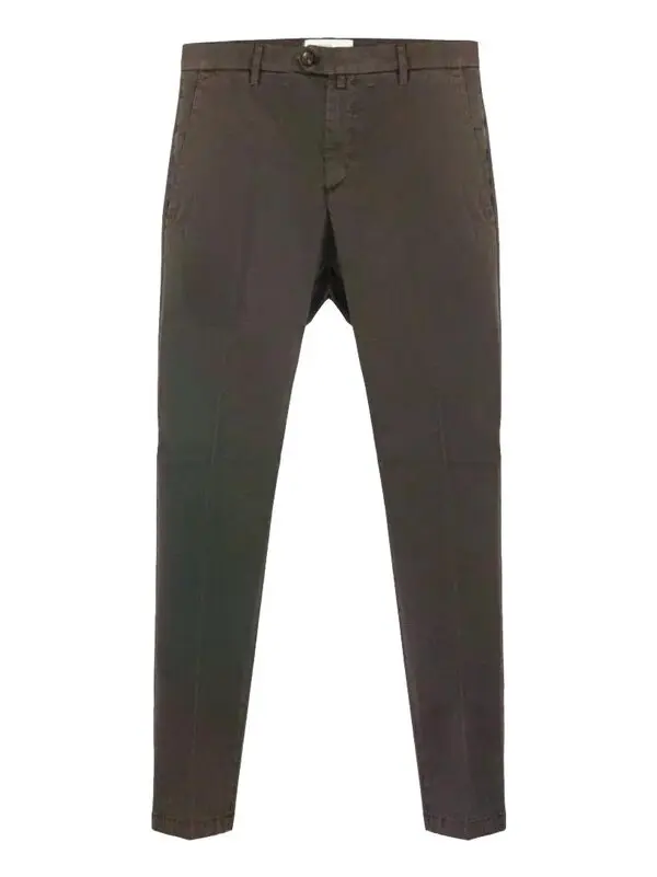BRIGLIA 1949 Belt Loops Trousers - Brown
