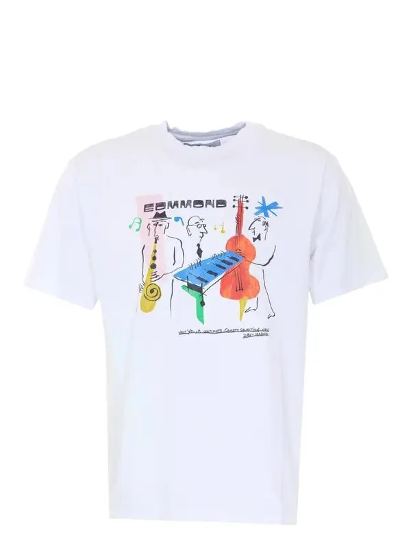 EDMMOND STUDIOS Cassette Graphic-print T-shirt - White