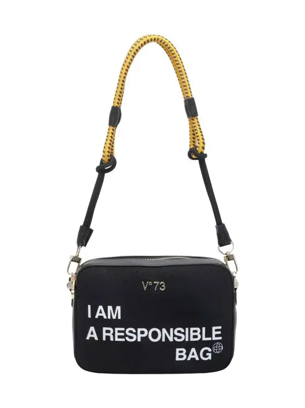 V°73 Logo Cross Body Bag - Black