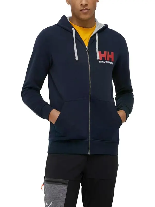 Helly Hansen Hooded Zip-up Sweatshirt - Blue