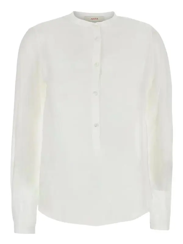 JUCCA Buttoned Blouse - White